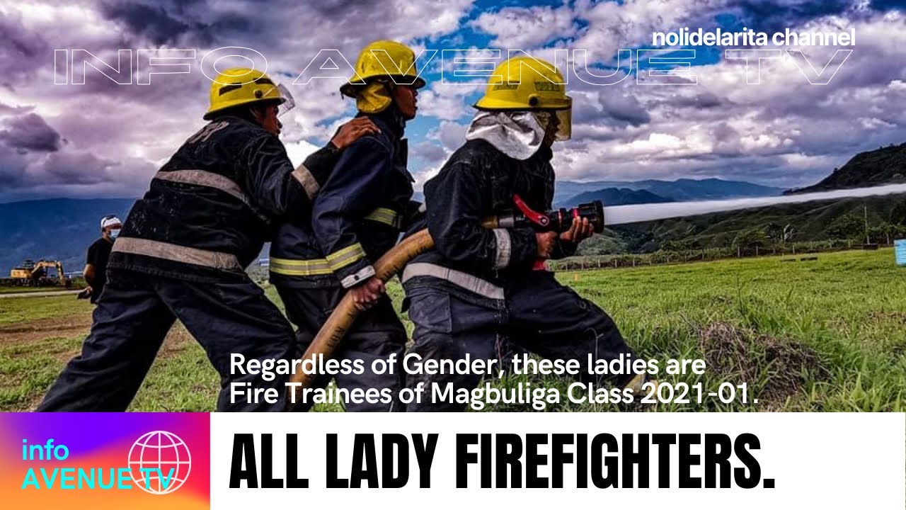 BFP TRAINING. ALL LADY FIREFIGHTERS. CLASS MAGBULIGA 2021-01 at BFP-10 ...