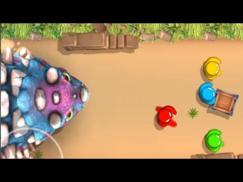 Stickman Party. Stickman vs Dinosaur. - YouTube