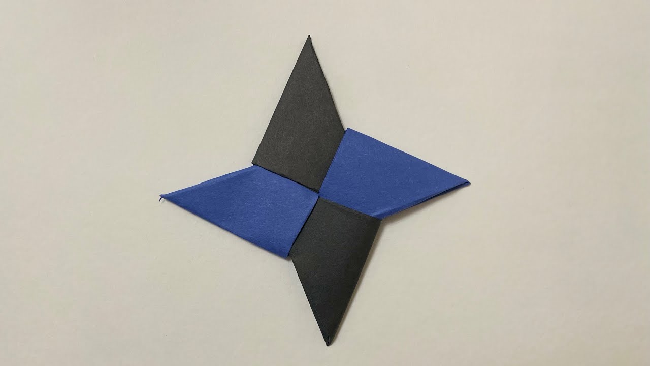 How to Make a Ninja Star (Easy) - YouTube