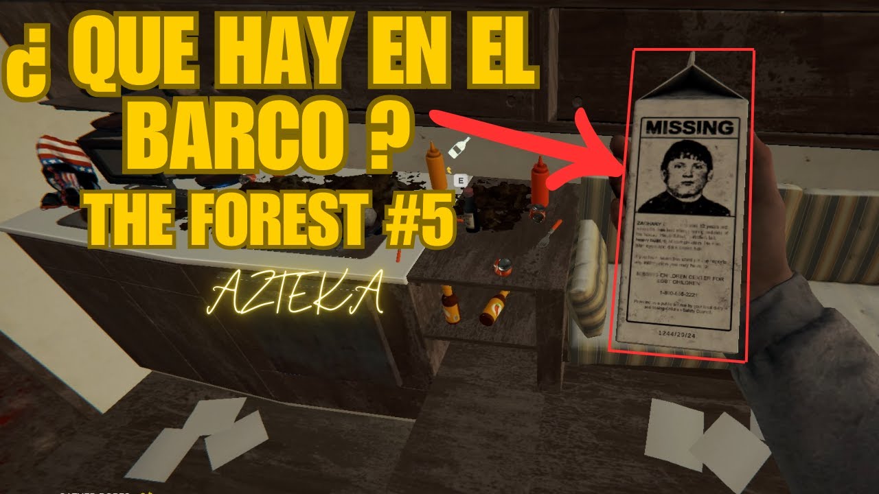 ¿QUE HAY en el BARCO? en THE FOREST + El adicto a las PLUMAS | AztekA - YouTube