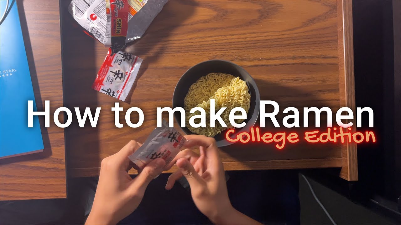 How to Make Ramen :: College Edition - YouTube