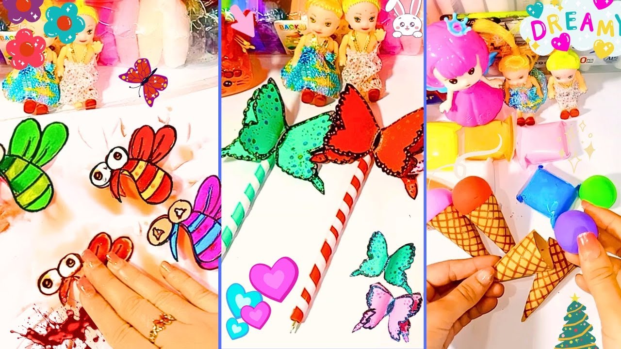 Diy/ Papercraft/ Nasrin art and craft/miniature/ how to make/ art ...