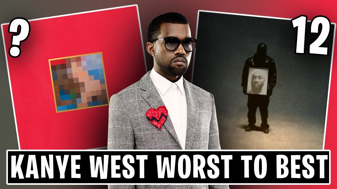 ALL KANYE WEST ALBUMS RANKED - YouTube