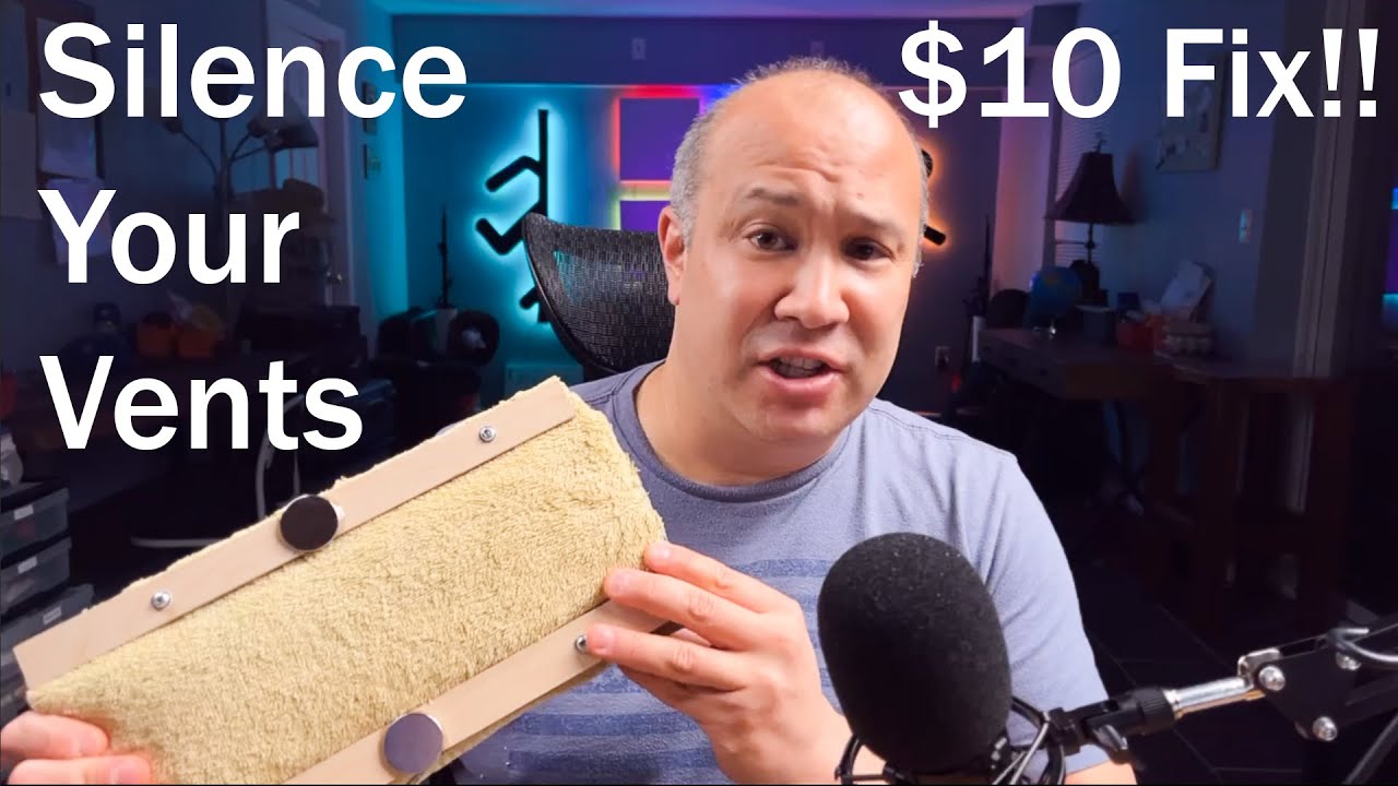 Silence Your Vents With A Vent Acoustic Panel - YouTube