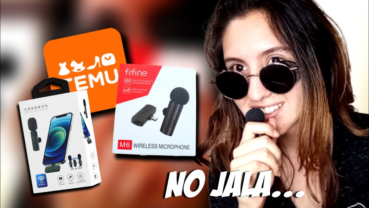COMO CONECTAR CUALQUIER MICRÓFONO DE TEMU AL CELULAR - YouTube
