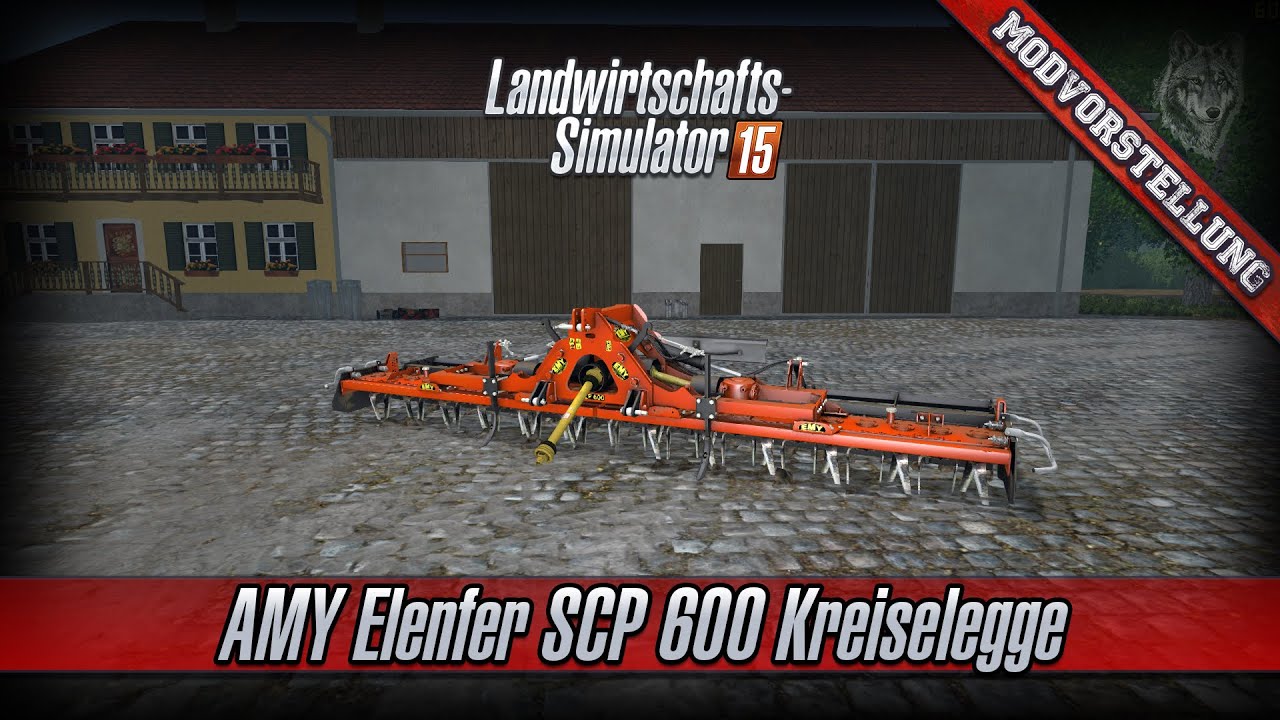 LS 15 Modvorstellung #91 ★ EMY Elenfer SCP 600 Kreiselegge - YouTube