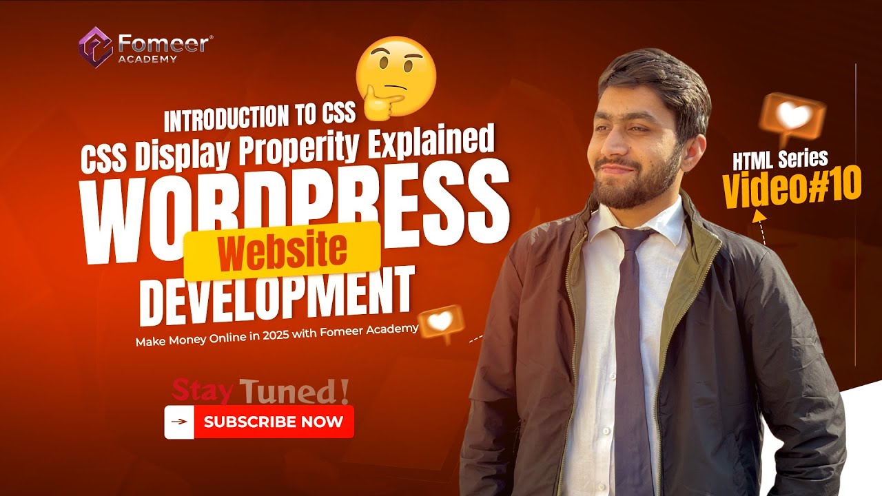 Lec 10 | CSS Display Property Explained with Examples | WordPress ...