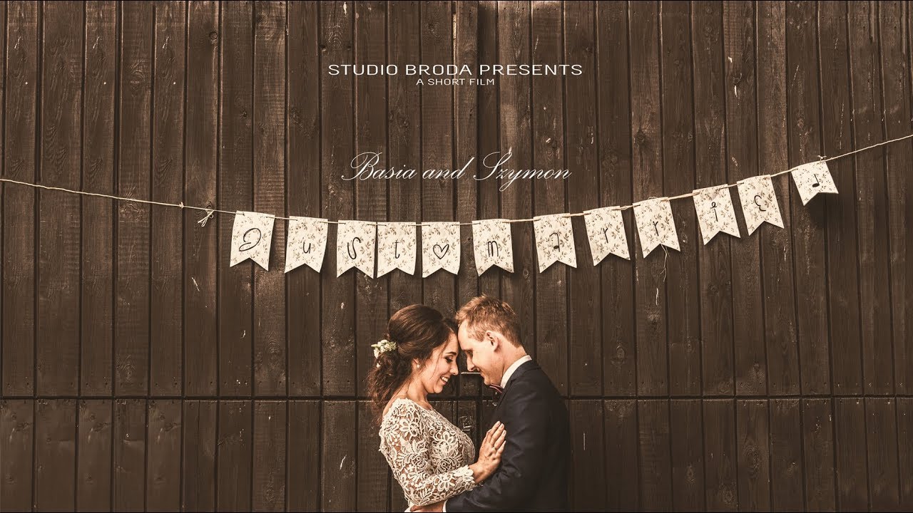 To już się kameruje! Radosny ślub Basi i Szymona | Folwark Dajak | Studio Broda - YouTube