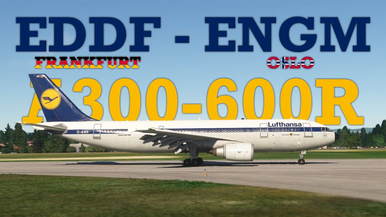 Busy Scandinavian airspace! Norway Live Event (Full VATSIM Flight ...