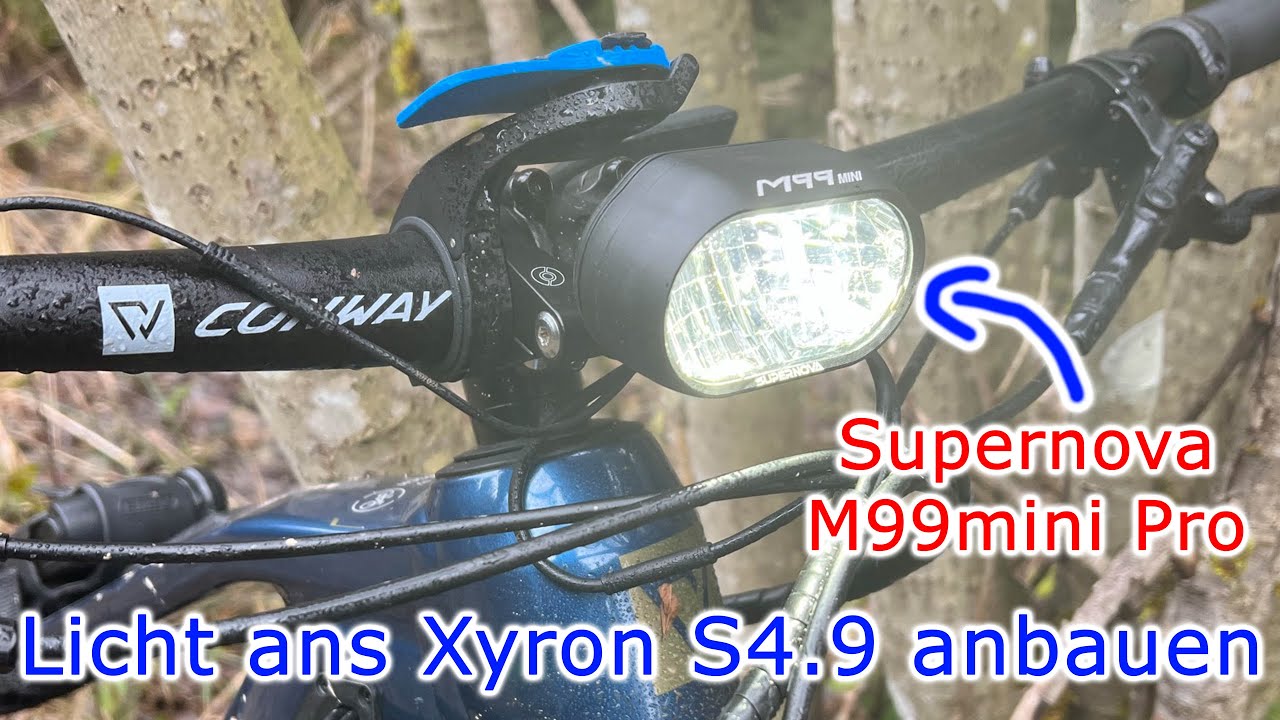 Cooles Licht am Conway Xyron S4.9 anbauen // Supernova M99mini Pro ...