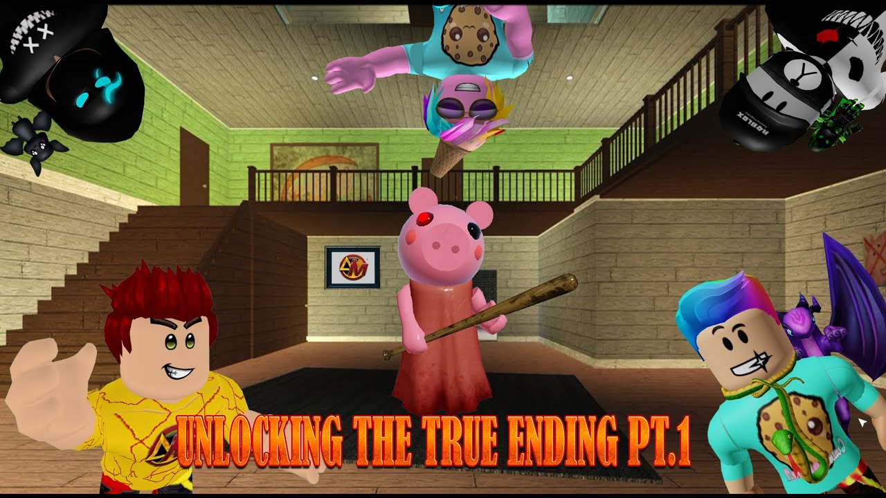 ROBLOX PIGGY road to unlocking the TRUE ending Part 1 (Chapter 1 - 4 ...