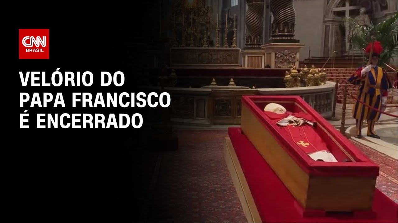 Velório do papa Francisco é encerrado na Basílica de São Pedro, no ...