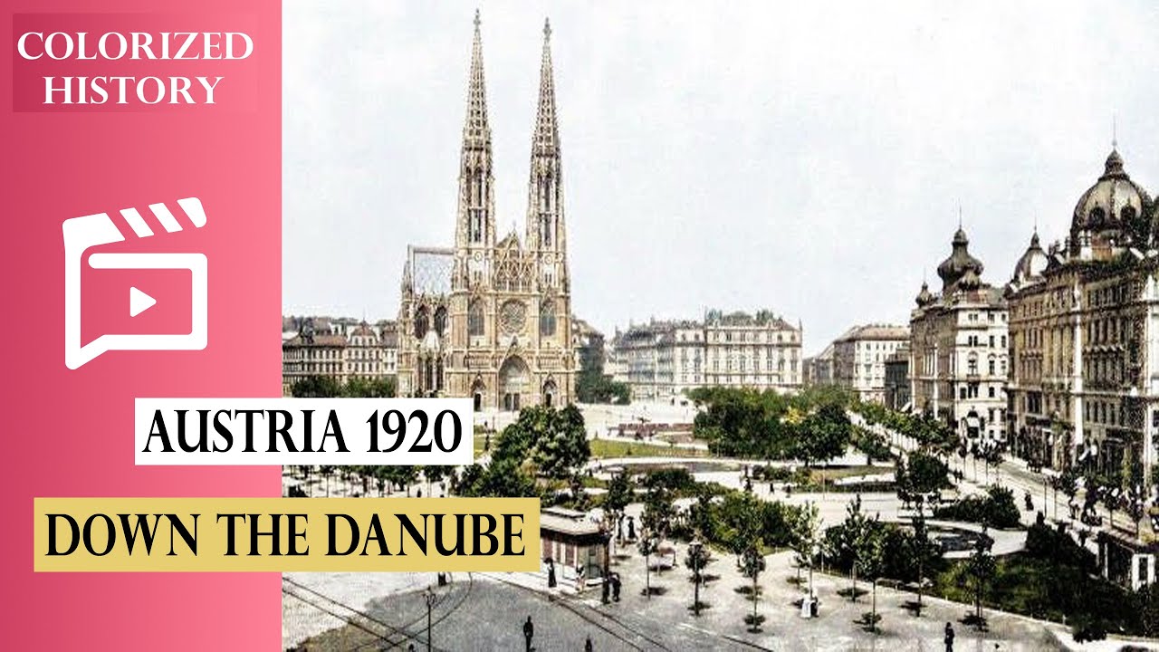 [ 4k, colorized, 60fps ] Austria 1920: Down The Danube - YouTube