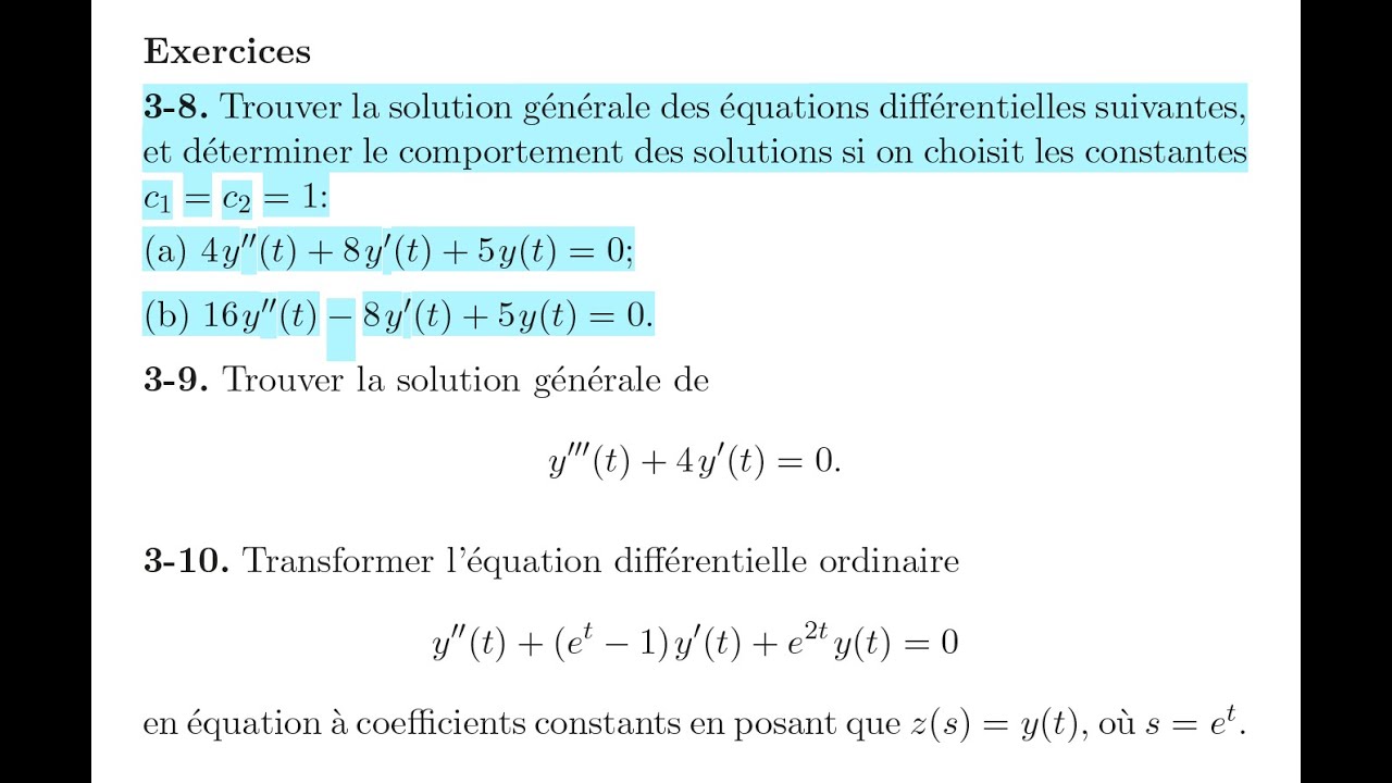 ODE - Complex roots of characteristic equation of constant coefficient ...