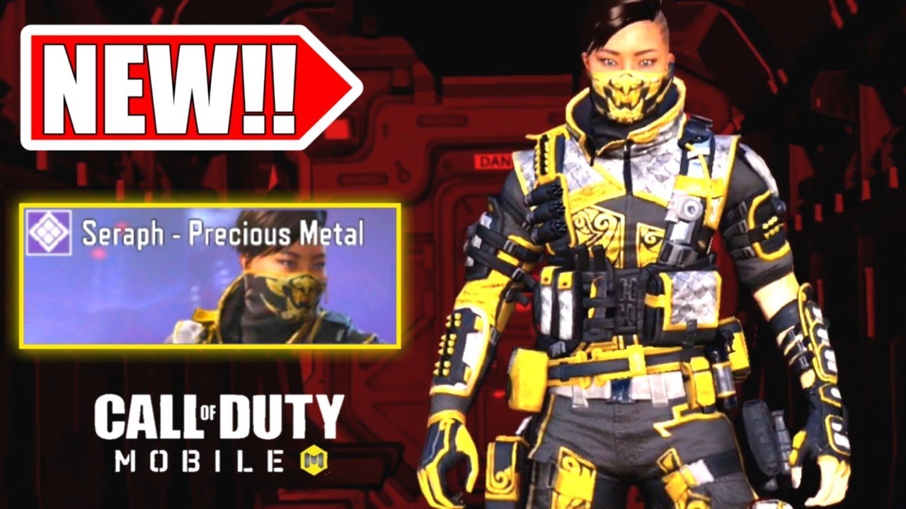 *NEW* SERAPH - PRECIOUS METAL SKIN GAMEPLAY HINDI | SOLO VS SQUAD | COD ...