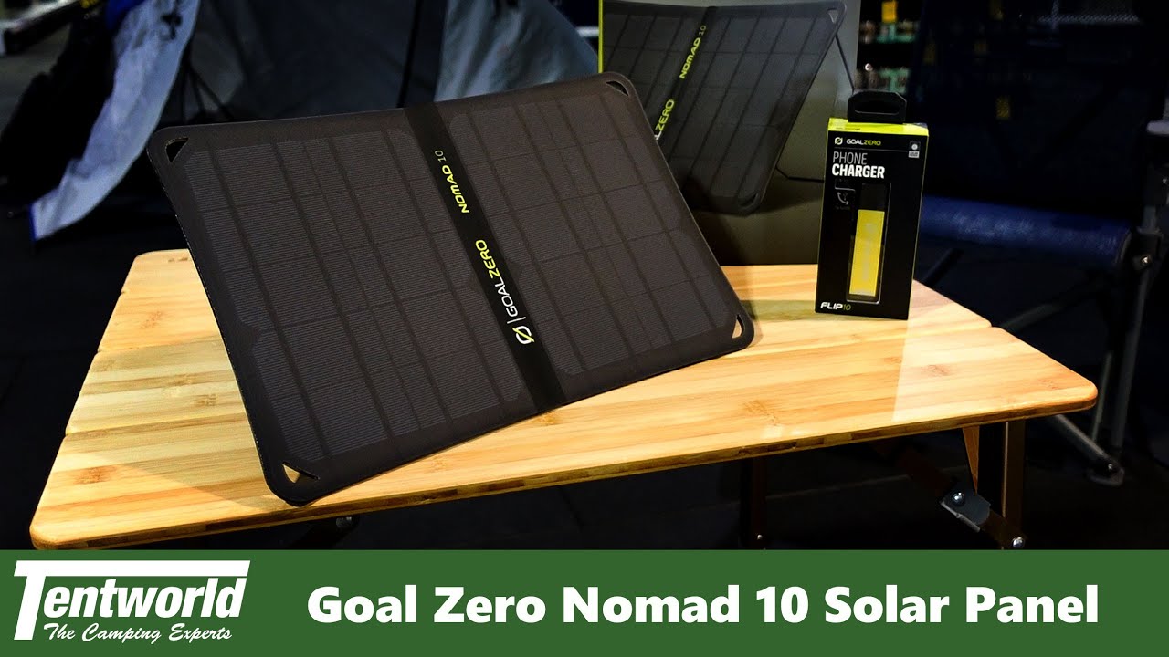 Goal Zero Mini Solar Panel - Portable Eco Friendly Charging - YouTube