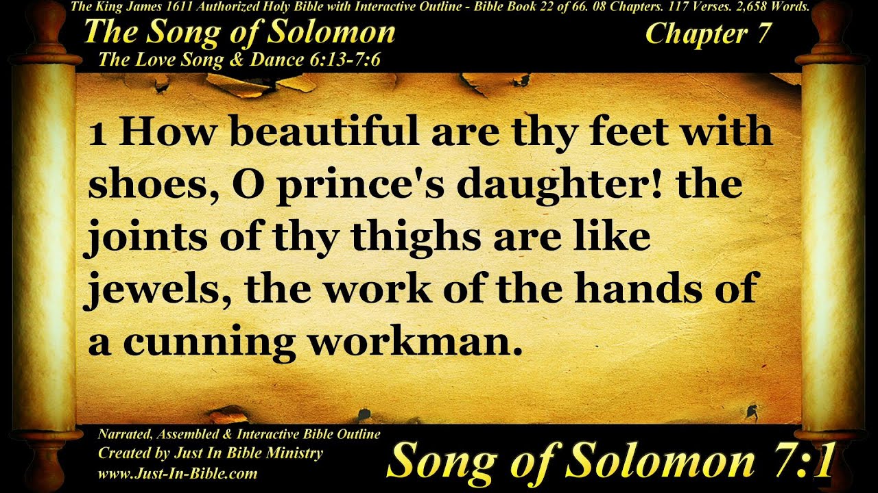 Bible Book 22 - The Song of Solomon Chapter 7 - The Holy Bible KJV Read ...