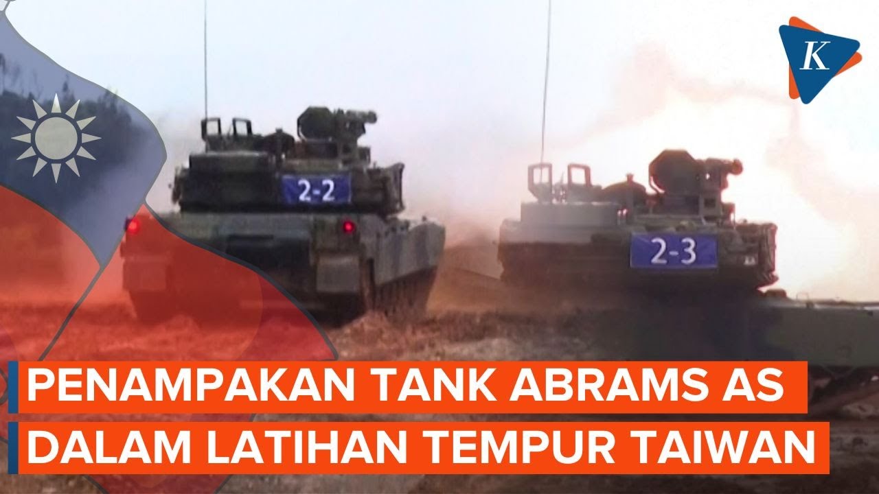 Potret Aksi Tank Abrams AS dalam Latihan Tempur Taiwan Hadapi China ...