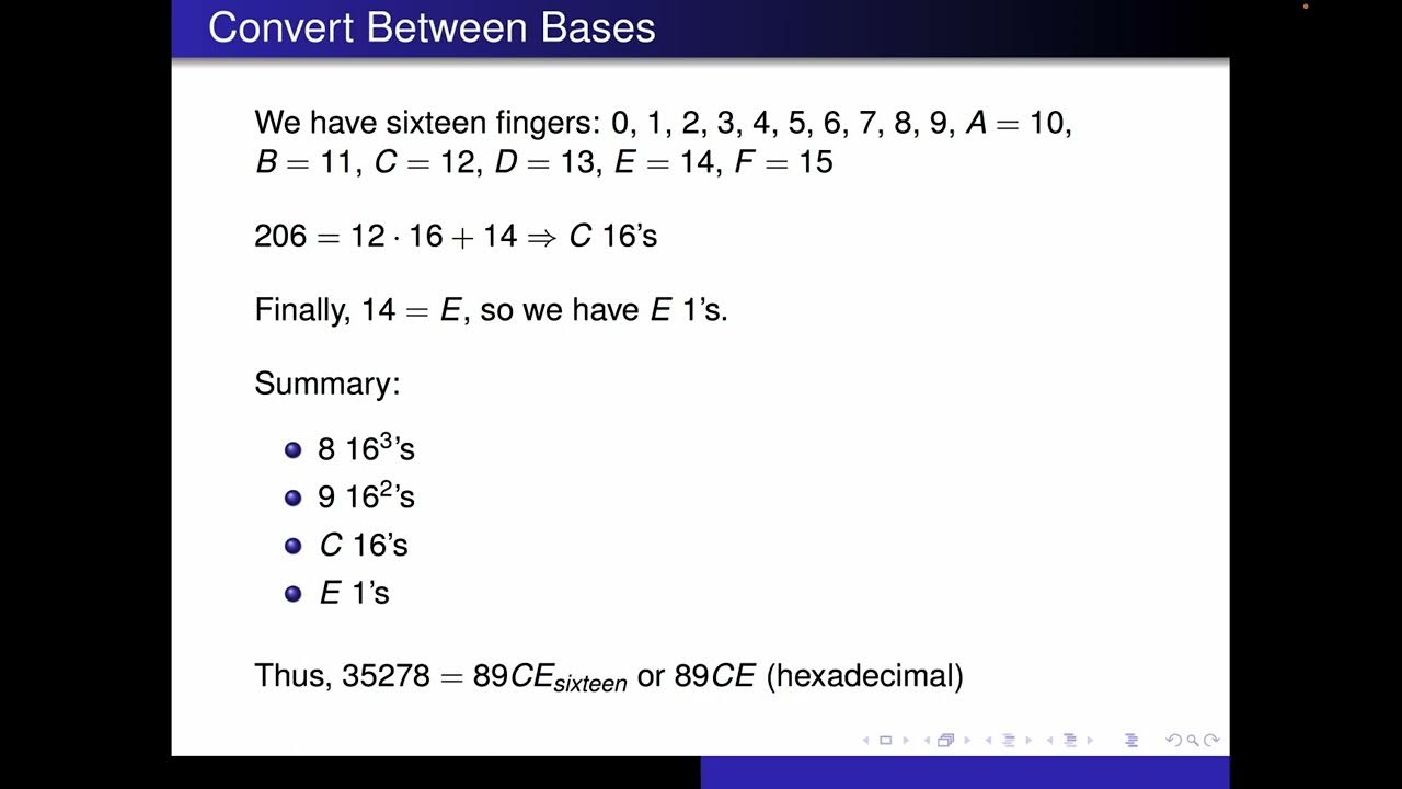 Converting Between Bases - YouTube