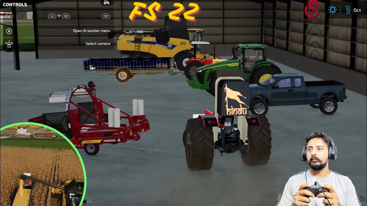 Swaraj 855 Nishu Deshwal || FS22 || Hell Gamer - YouTube