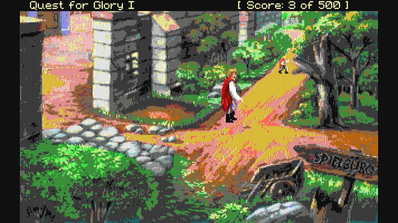 Quest for Glory Remake in EGA Mode (Sierra On-Line - 1992) - YouTube