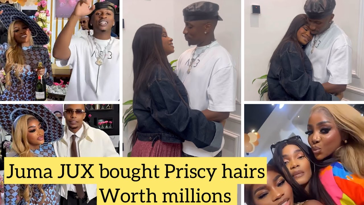JUMA JUX BOUGHT PRISCY HAIRS WORTH MILLIONS WHEN HE ARRIVED WITH HIS ...