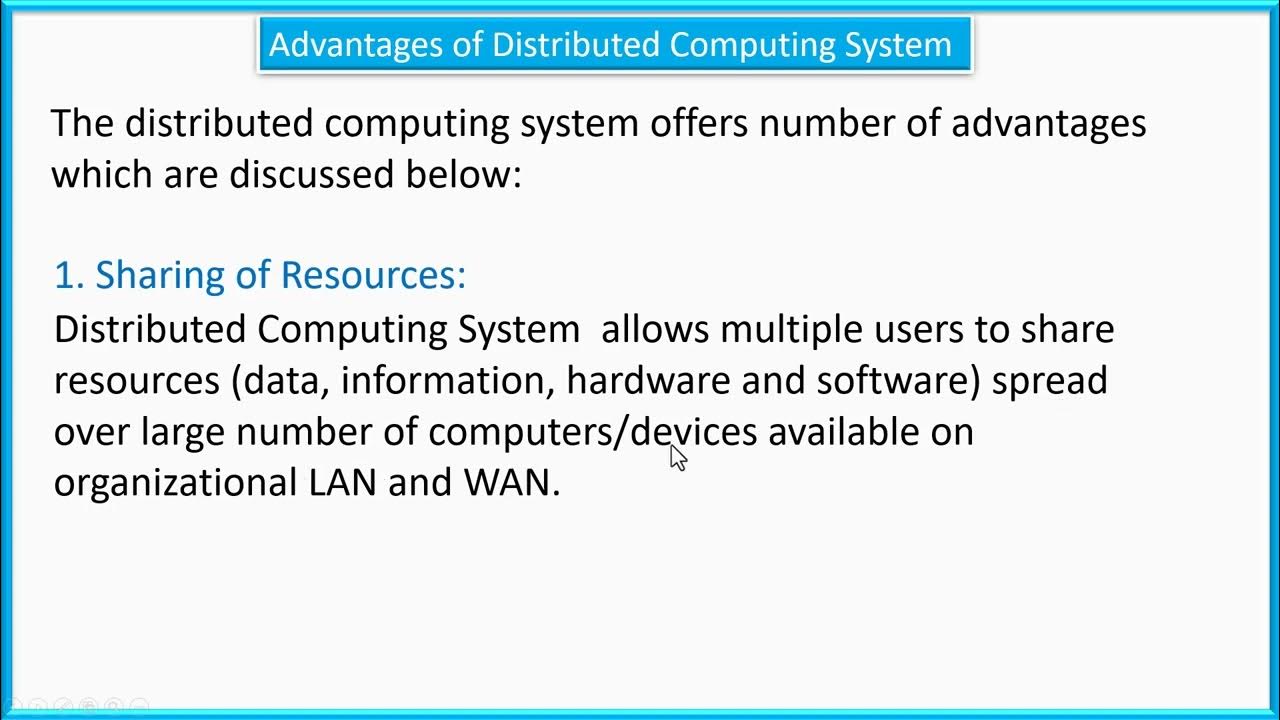 Distributed Computing System Meaning, Advantages and Disadvantages ...