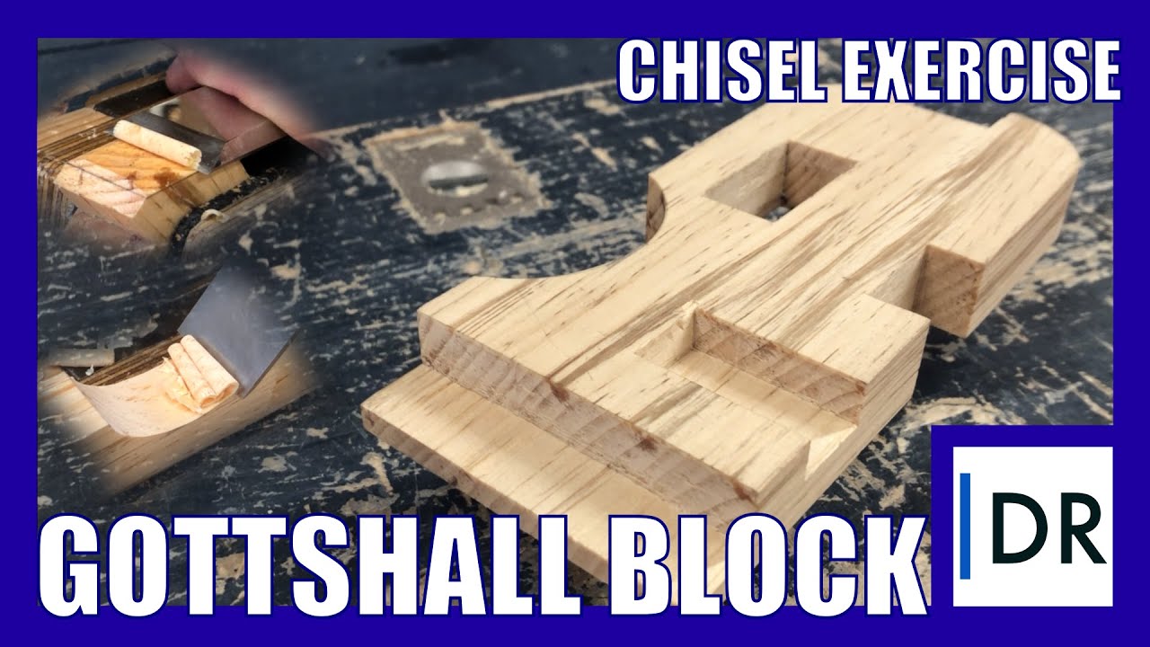 How to Cut a Gottshall Block with Chisels - YouTube
