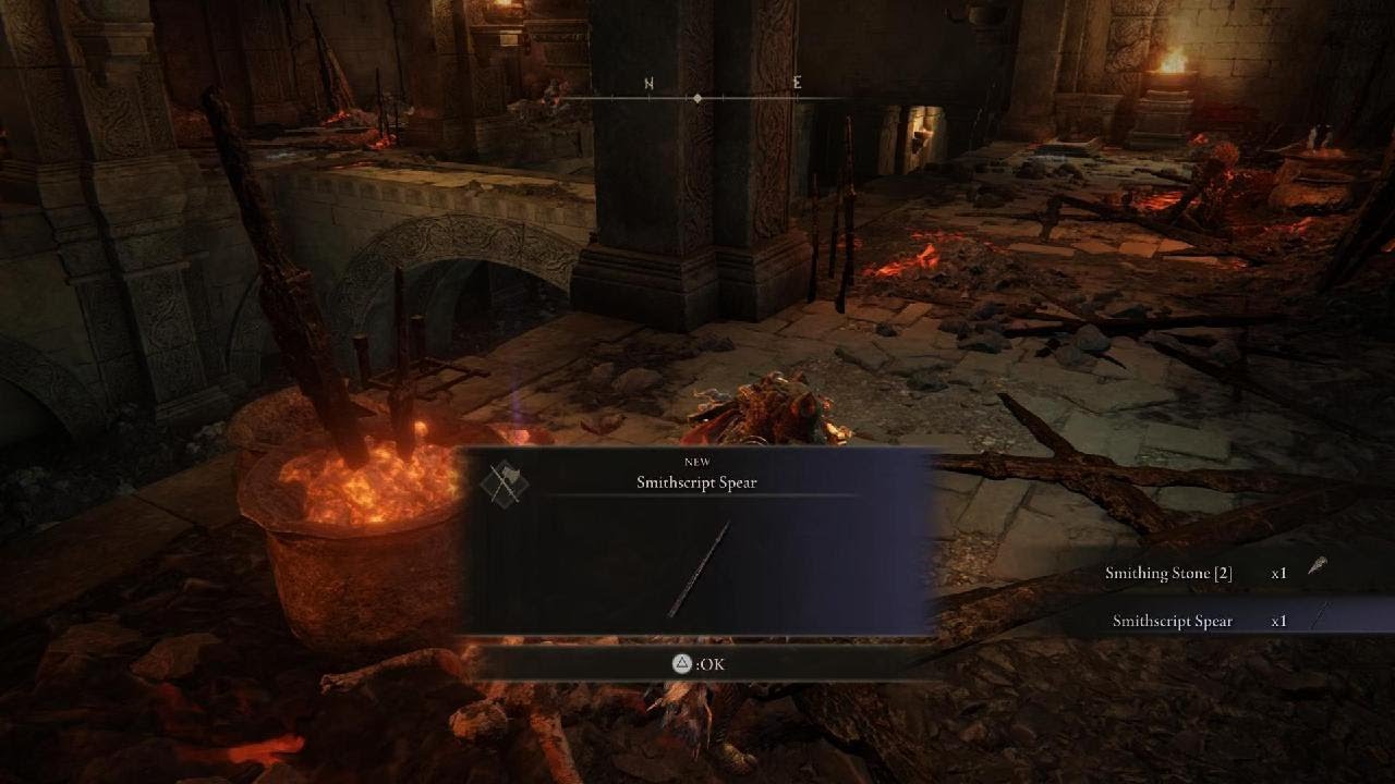 ELDEN RING Smithscript Spear Location - YouTube