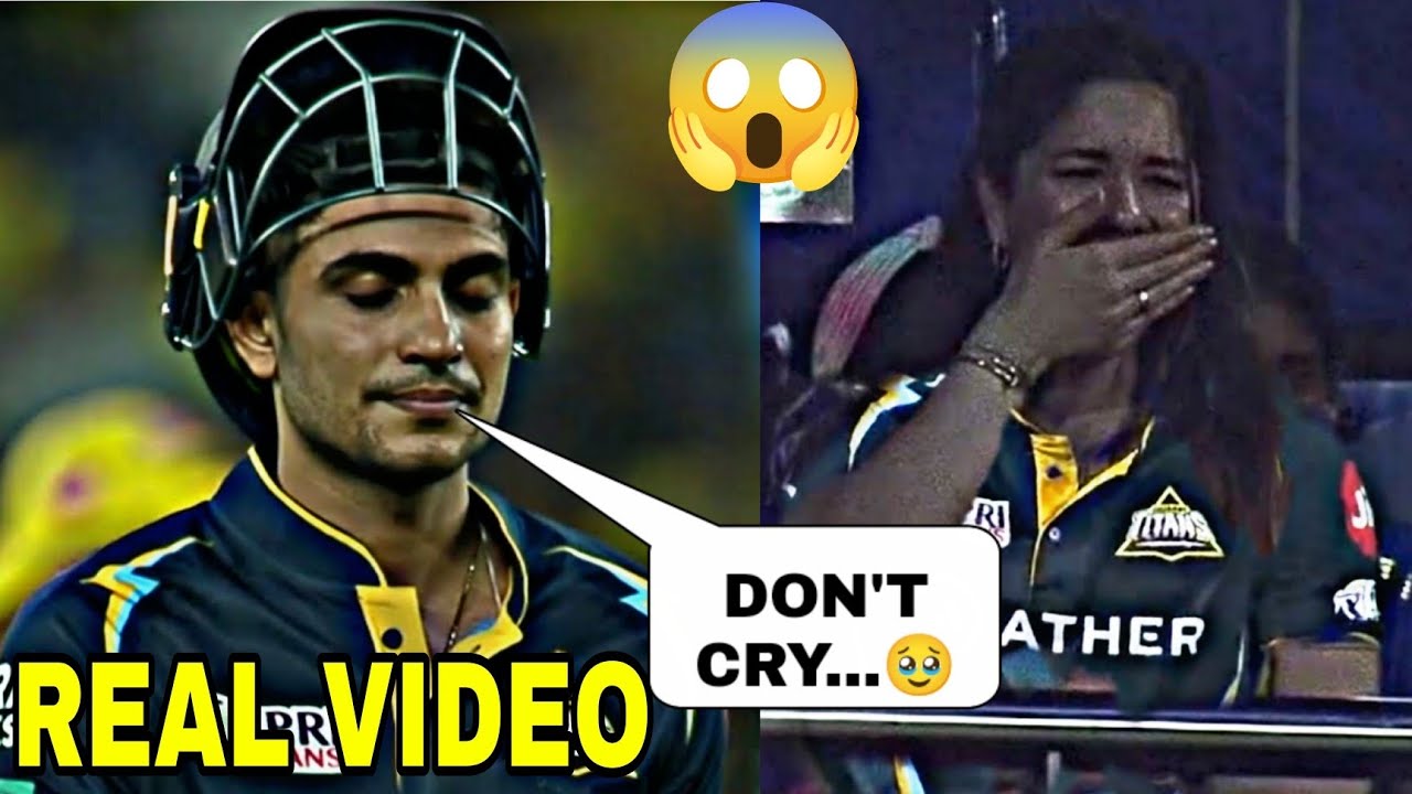 Sara Tendulkar sad 😔reaction when Shubman Gill was crying after getting ...