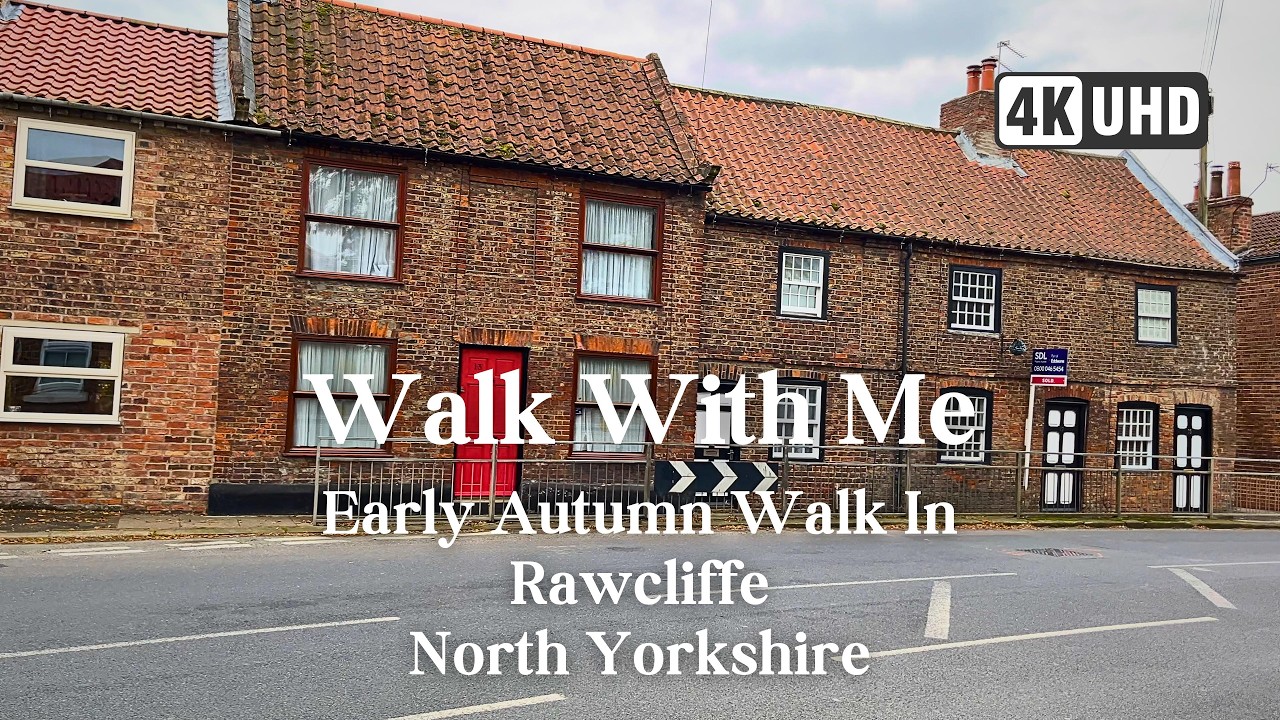 A Peaceful Walk Through Rawcliffe, North Yorkshire | Relaxing ...
