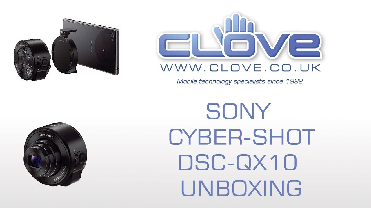 Sony Cyber-Shot DSC-QX10 Unboxing - YouTube