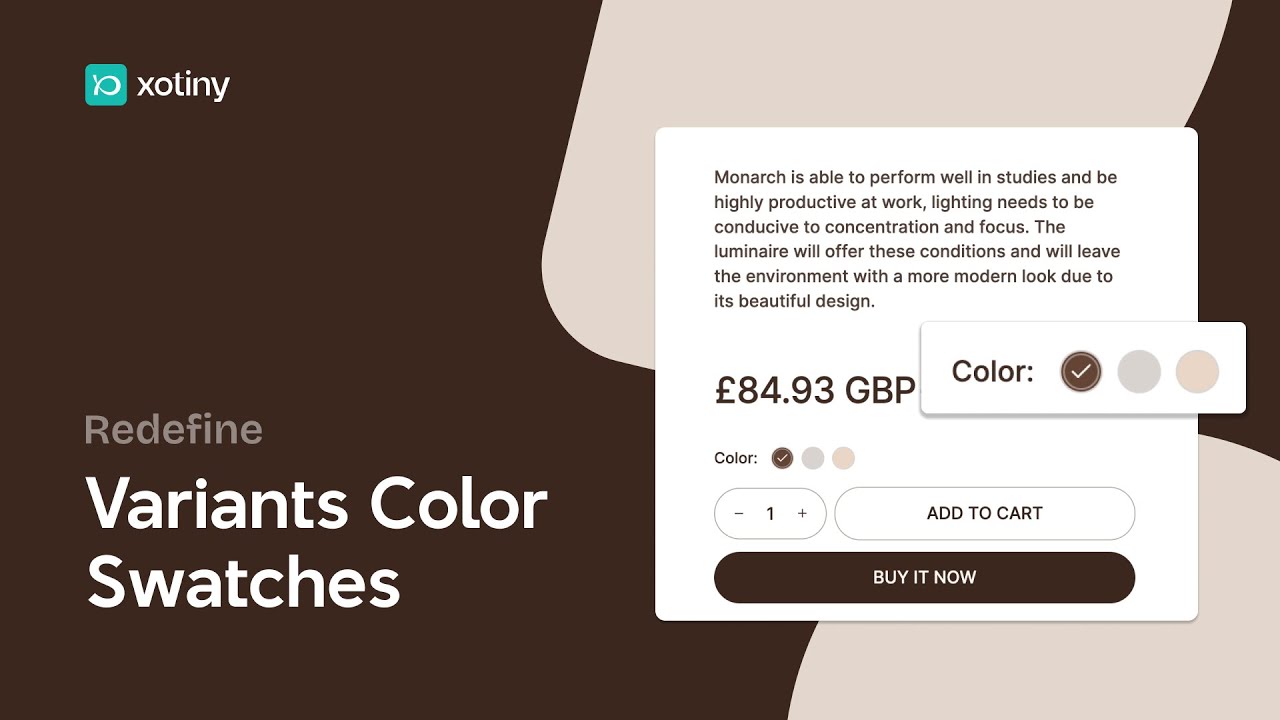 How to change variant color swatches - Redefine Shopify theme - YouTube
