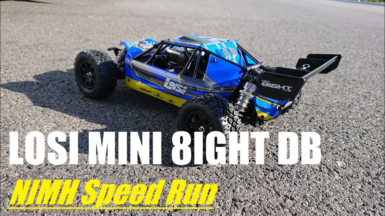 Losi Mini 8ight Desert Buggy Stock Out of the Box (NIMH) Speed Run ...