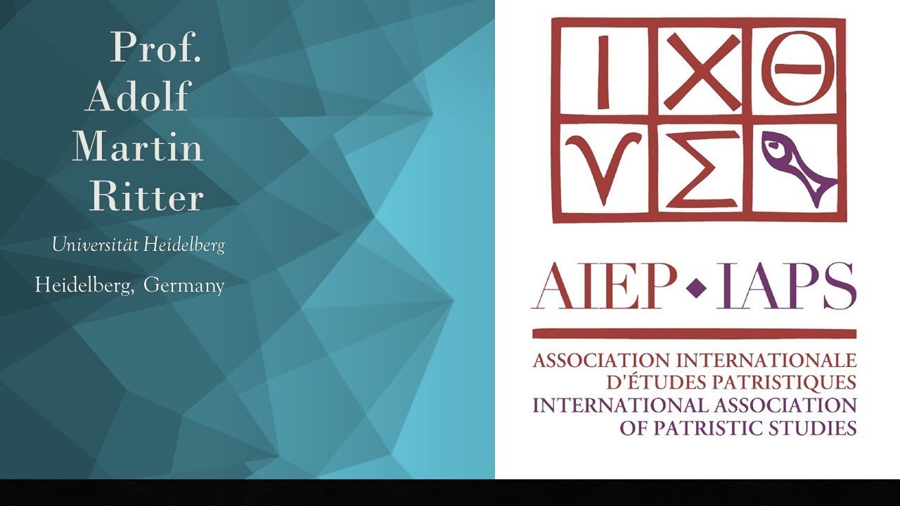 Prof. Adolf Martin Ritter - YouTube
