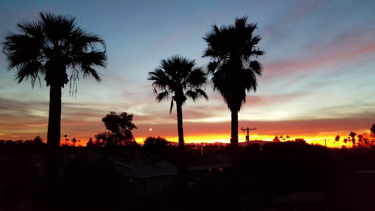 4k Tempe Sunset - Arizona - YouTube