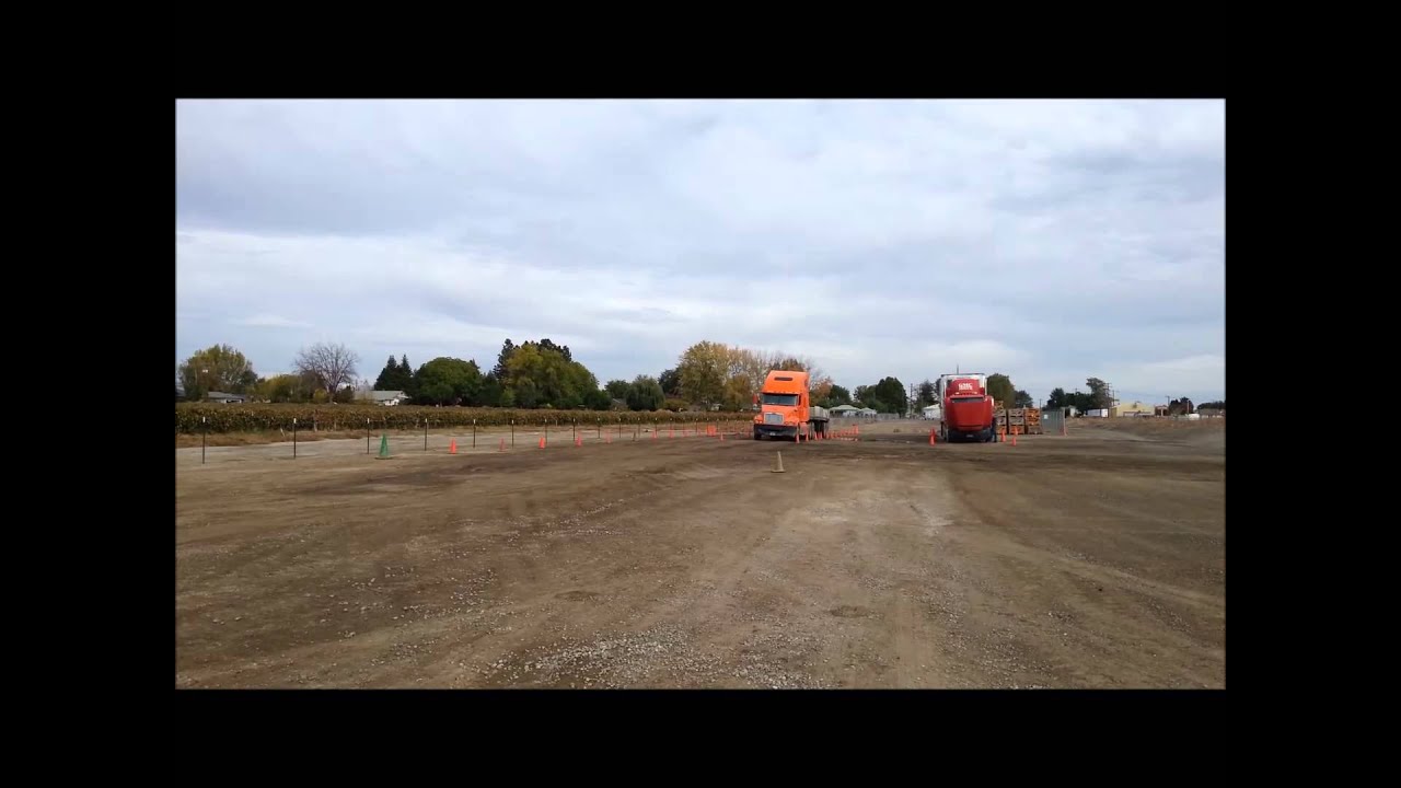 CDL A Straight Backing - YouTube