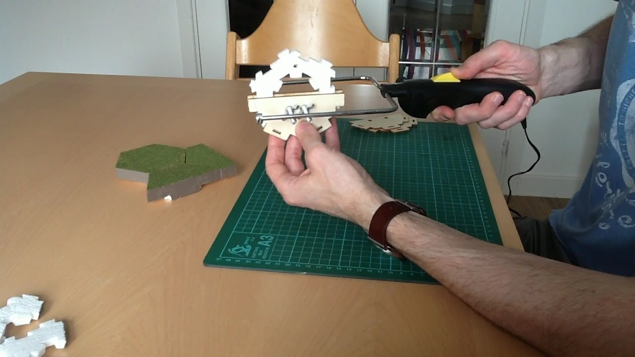 How to make semi-snowflake base pieces - YouTube