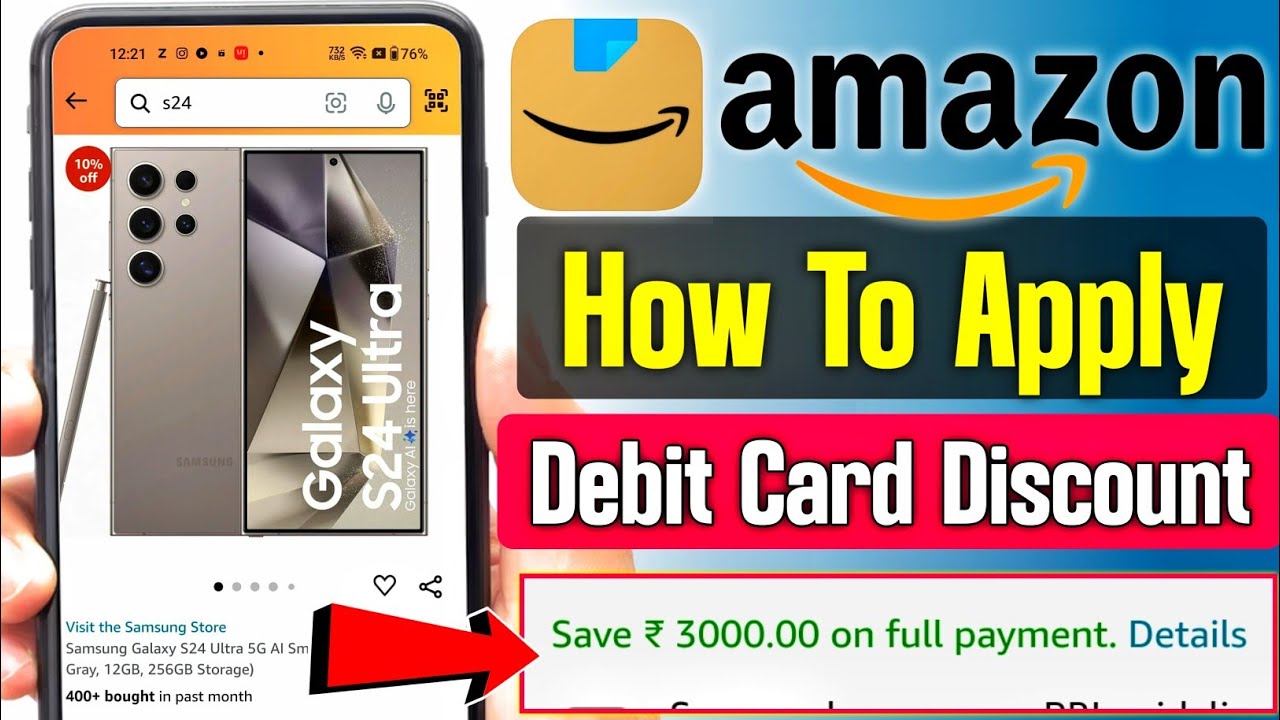 how to use debit card discount on Amazon | how to apply debit card ...