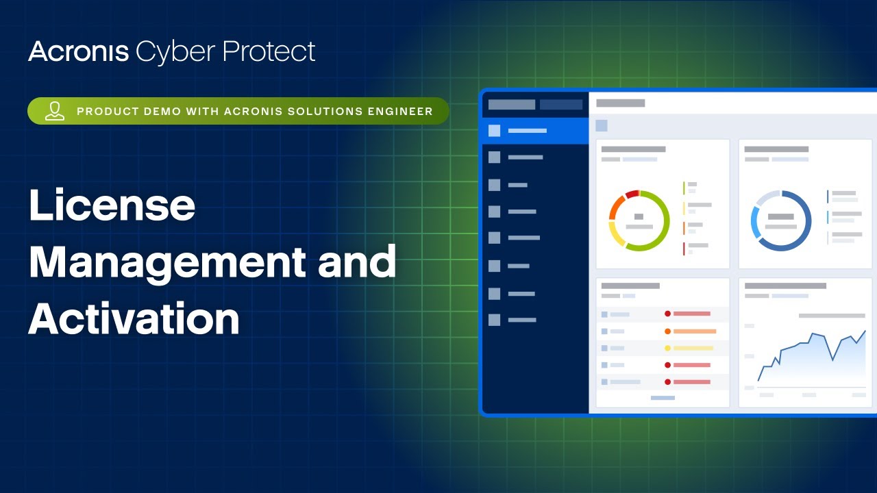 Acronis Cyber Protect Product Demo: License Management and Activation ...
