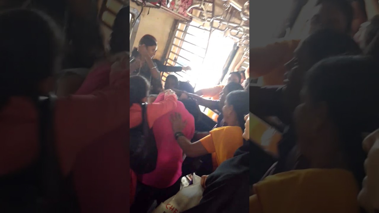 Local train fight - YouTube