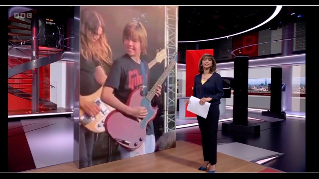 BBC 1 NEWS Jake Collisson performs with @TheRPJBand at @painshillgarden ...