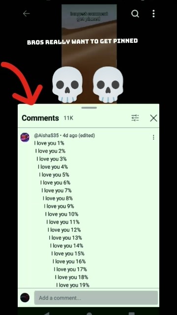 bros really want to get pinned💀💀#longestcommentgetspinned@Gaming-Editz ...