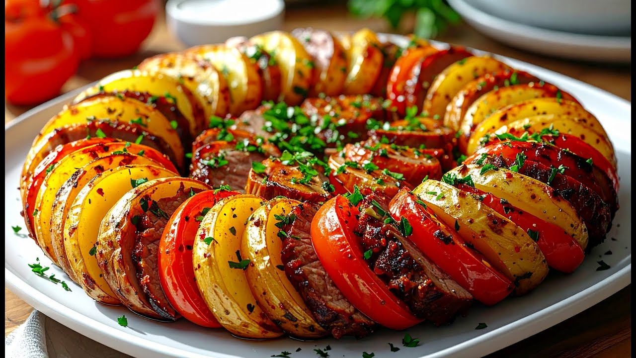 Schnelles Kartoffelrezept mit Fleisch für jede party! Bestes Dinner in ...