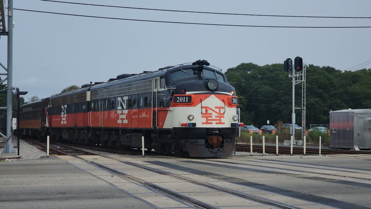 Cape Cod Railfan day 2024! Ft GP40MC #1129!!! - YouTube