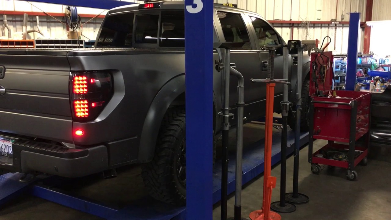 Ford Raptor exhaust system - YouTube