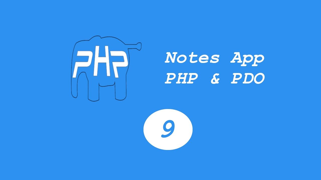 Notes App ب #PHP Orienté Objet & #PDO part 9 (إضافة note فقاعدة ...