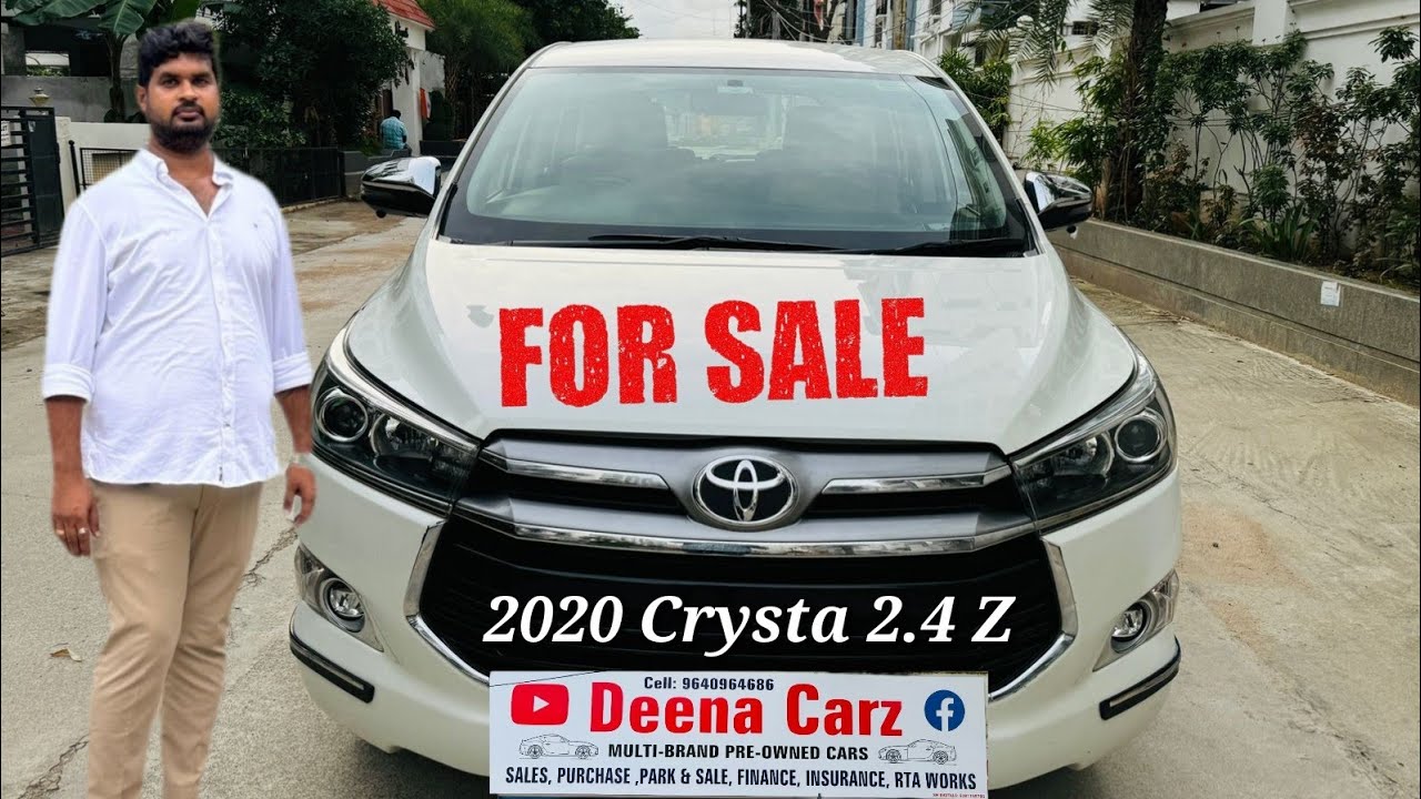 2020 Innova Crysta 2.4 Z For Sale || Secondhand Car sales in Telangana ...