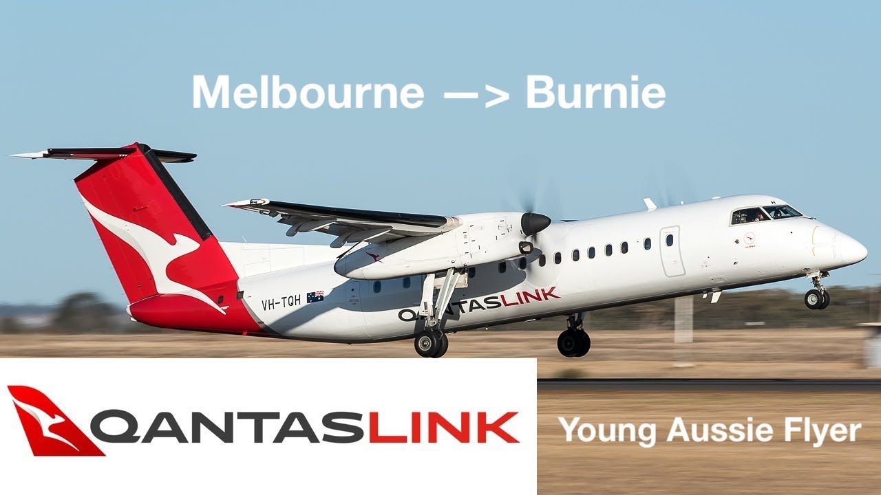 QANTASLINK’S DASH 8 Q300 | QantasLink | MEL-BWT | QF2087 - YouTube