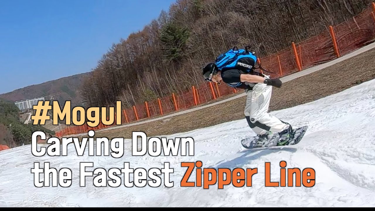 Mogul, Carving Down the Fastest direct Zipper Line: High1 Resort! (23.4 ...